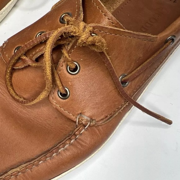 Quoddy | Shoes | 399 Quoddy Mens Boat Moc Ii White Vibram Sole Tan ...